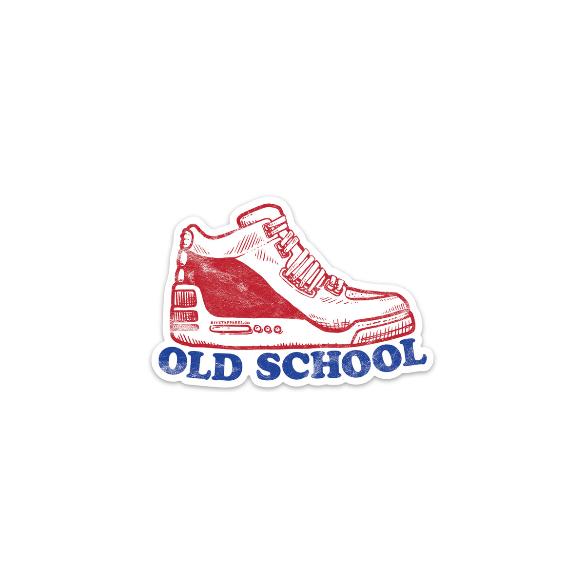 Old School Sticker – Rivet Apparel Co.